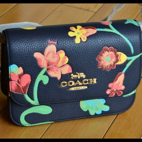 Coach | Bags | Nwt Coach Leather Mini Brynn Crossbody With Dreamy Land ...